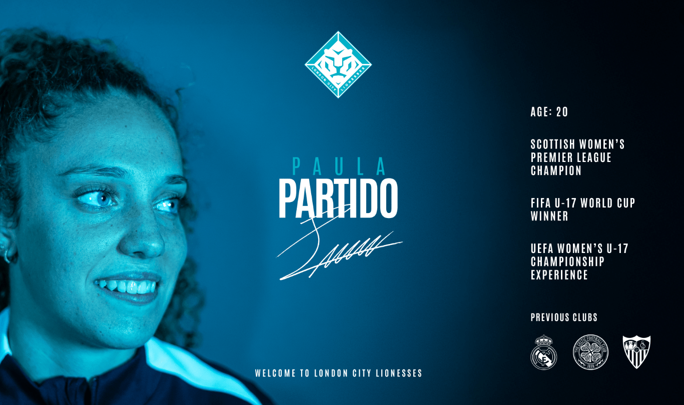 Paula Partido, canterana del Real Madrid, firma por el London City ...